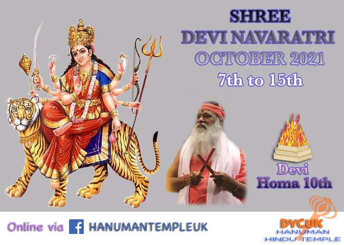 Shree Devi Navaratri 2021 Sri DYC UK Shree Devi Navaratri 2021 Sri DYC UK